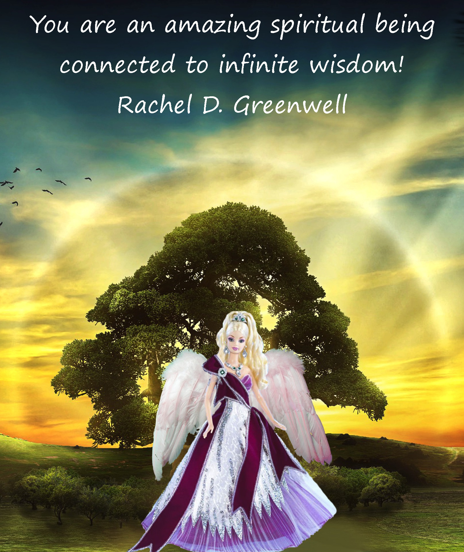 You are an amazing spiritual being connected to infinite wisdom ...